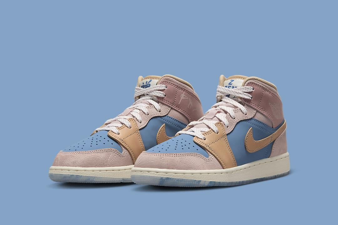 The Air Jordan 1 Mid “Zen” for Kids Embodies Peace - HQZ