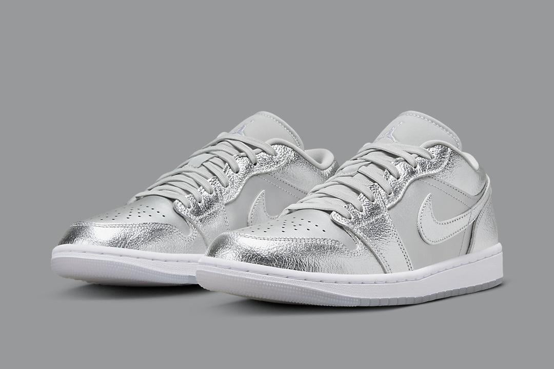 Where to Buy: Air Jordan 1 Low WMNS "Metallic Silver"- HQZ