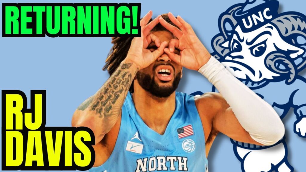 RJ Davis to Return to Tar Heels for His Final Season - HQZ