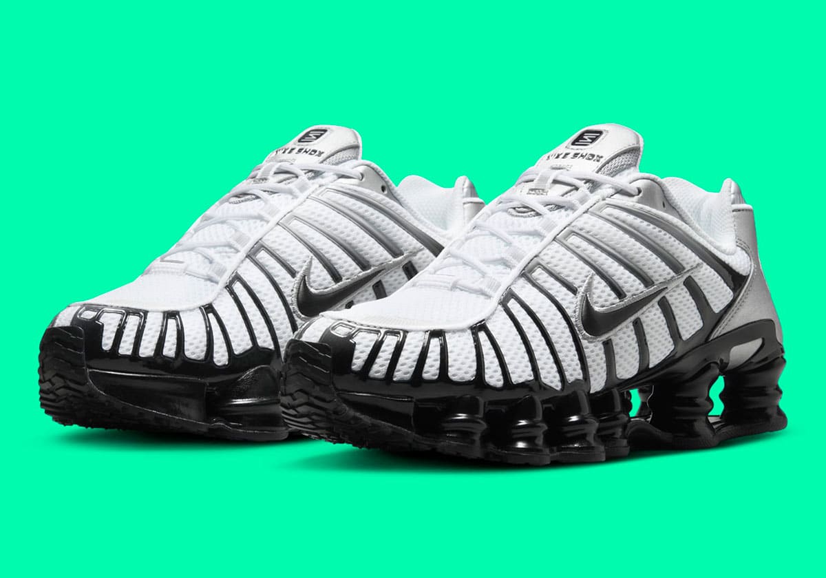 Nike Shox TL "Metallic Silver/White/Wolf Grey/Black" - HQZ