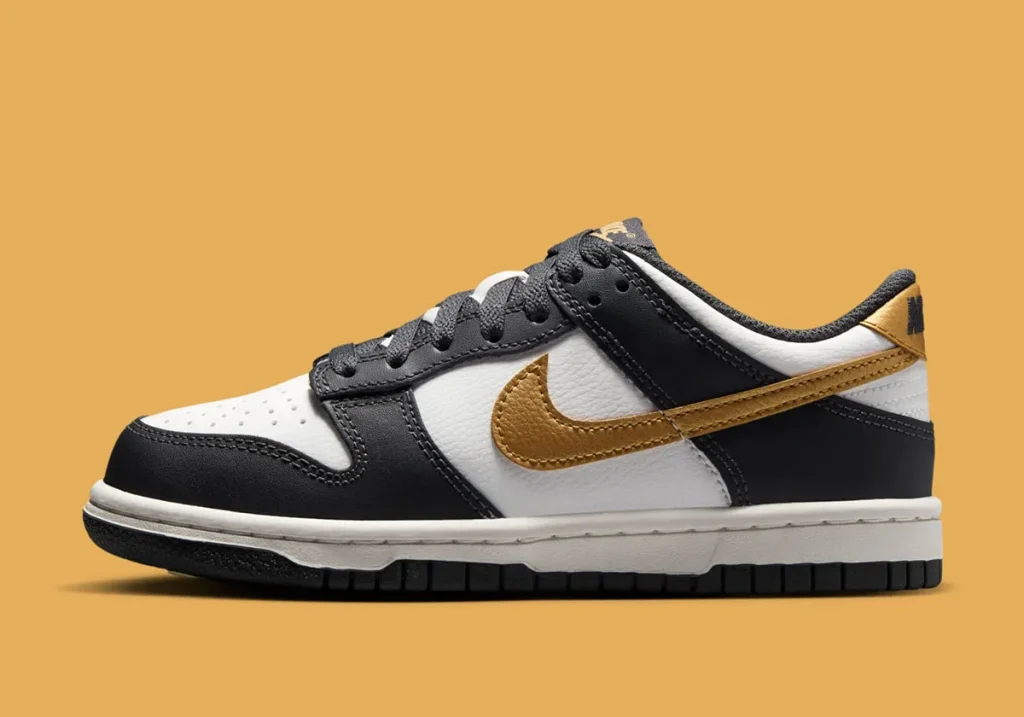 Nike Dunk Low "Black/White/Gold" HV2533-100 - HQZ