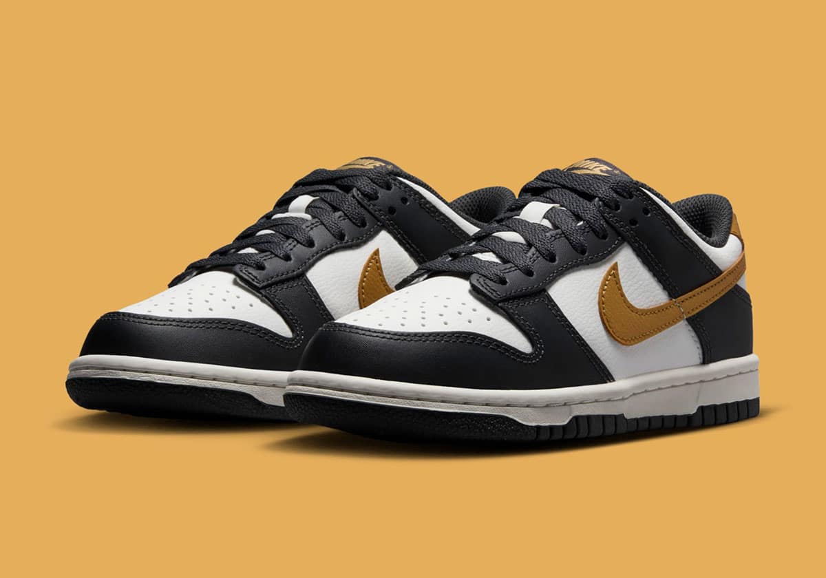 Nike Dunk Low "Black/White/Gold" HV2533-100 - HQZ